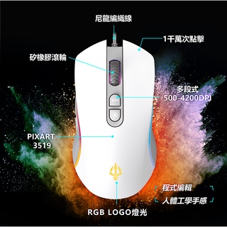 【POJUN J01台灣公司貨】電競滑鼠 RGB滑鼠 鼠標 遊戲滑鼠 滑鼠 有線滑鼠 巨集滑鼠 人體工學滑鼠 | 蝦皮購物