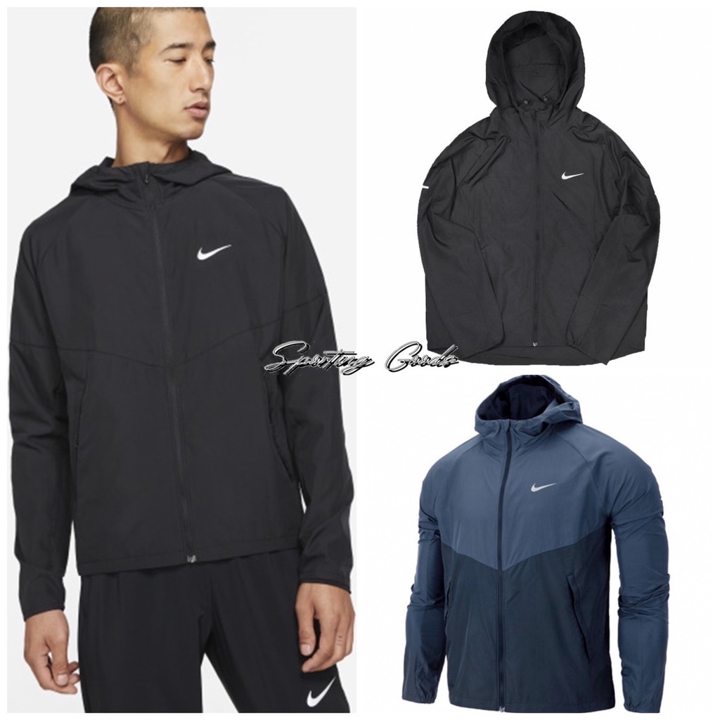 S.G NIKE DD4747-010 DD4747-437 慢跑 反光小LOGO 運動 休閒 風衣 連帽外套 男生 | 蝦皮購物