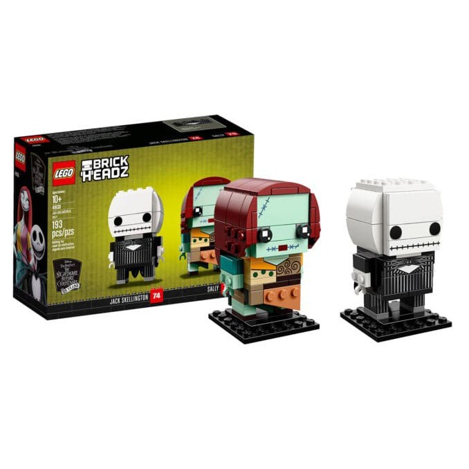 **LEGO** 正版樂高41630 Brickheadz系列聖誕夜驚魂Jack Skellington & Sally | 蝦皮購物