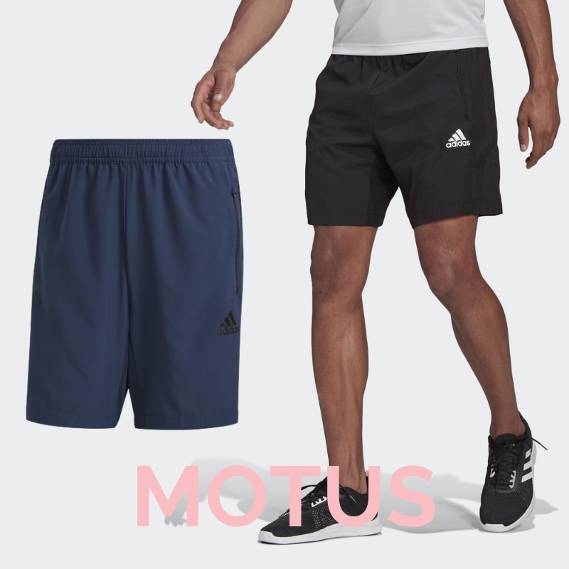 Motus| adidas Aeroready 短褲 黑 藍 GT8162 GT8161 | 蝦皮購物