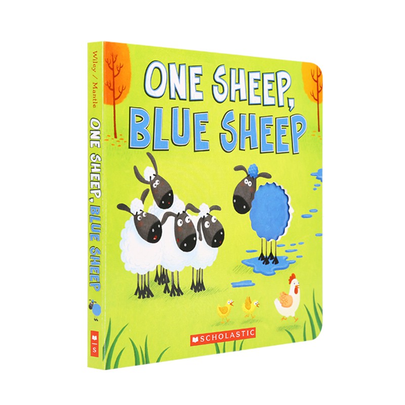 [點讀版] 正版 One Sheep, Blue Sheep 數字啟蒙 顏色認知 | 蝦皮購物