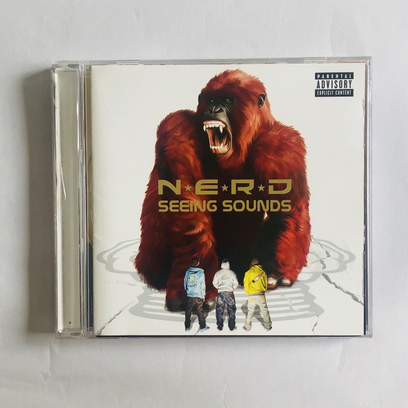 降價【絕版珍藏】N.E.R.D. 《SEEING SOUNDS 》歐版專輯CD｜PHARRELL WILLAMS ｜菲董 | 蝦皮購物