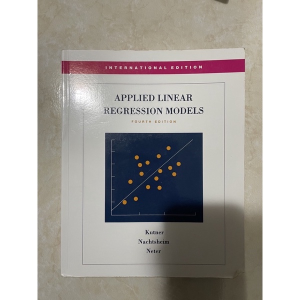 全新 - Applied Linear Regression Models (fourth edition) | 蝦皮購物
