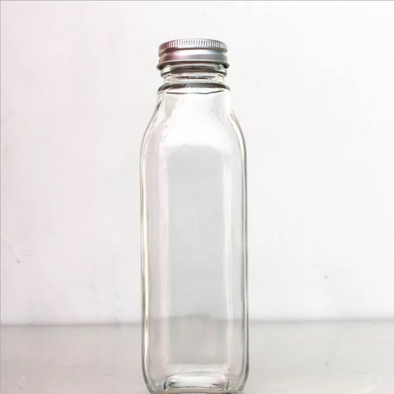 鋁蓋玻璃方瓶 ☆ VITO zakka ☆ 漂流瓶 許願瓶 儲物瓶 冷泡茶玻璃瓶 | 蝦皮購物