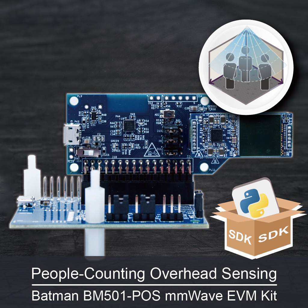 BM501-POS mmWave EVM Kit (People-Counting Overhead Sensor) | 蝦皮購物