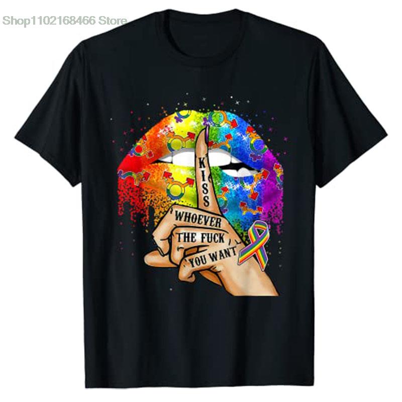 Kiss Whoever The Hell You Want Gay Proud 和 Lesbian LGBT Prid | 蝦皮購物