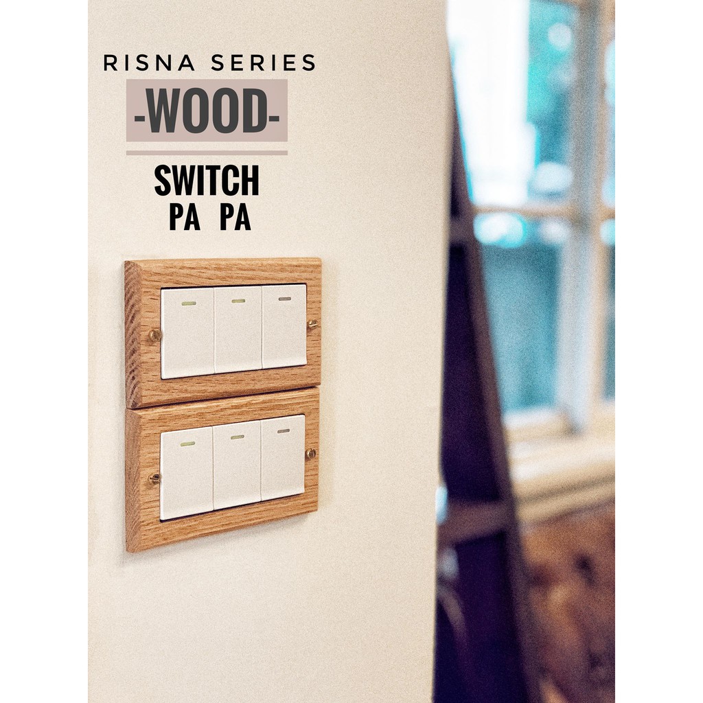【快速出貨】 開關 插座 Panasonic 國際牌 RISNA 紅橡木 面板 蓋板 l Switchpapa | 蝦皮購物
