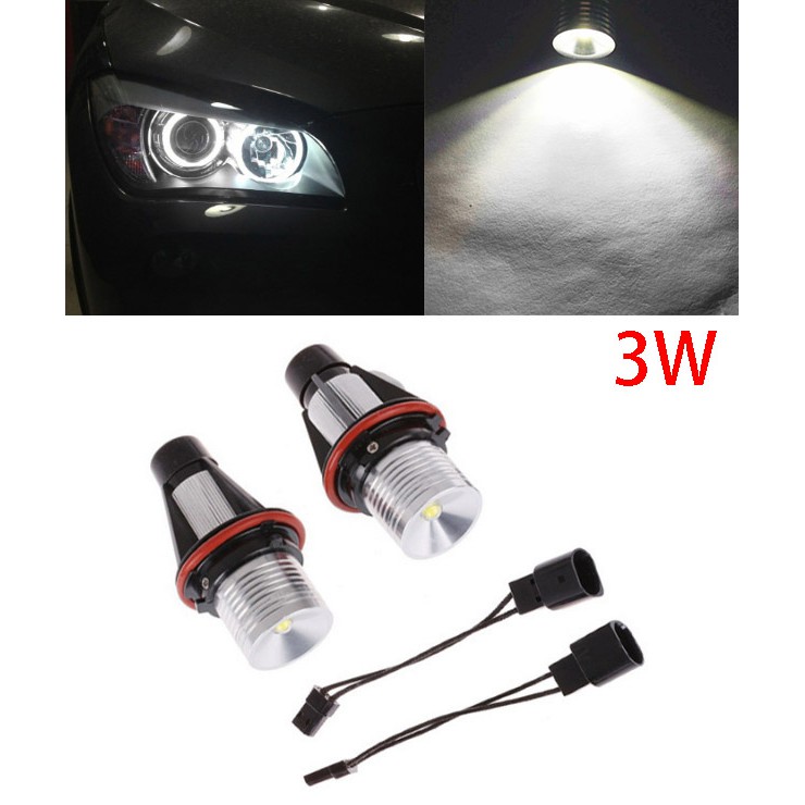 汽車LED 天使眼 白光 5W E39 E53 E60 E61 E65 E83 E87 光圈 DRL 日行燈適用 | 蝦皮購物