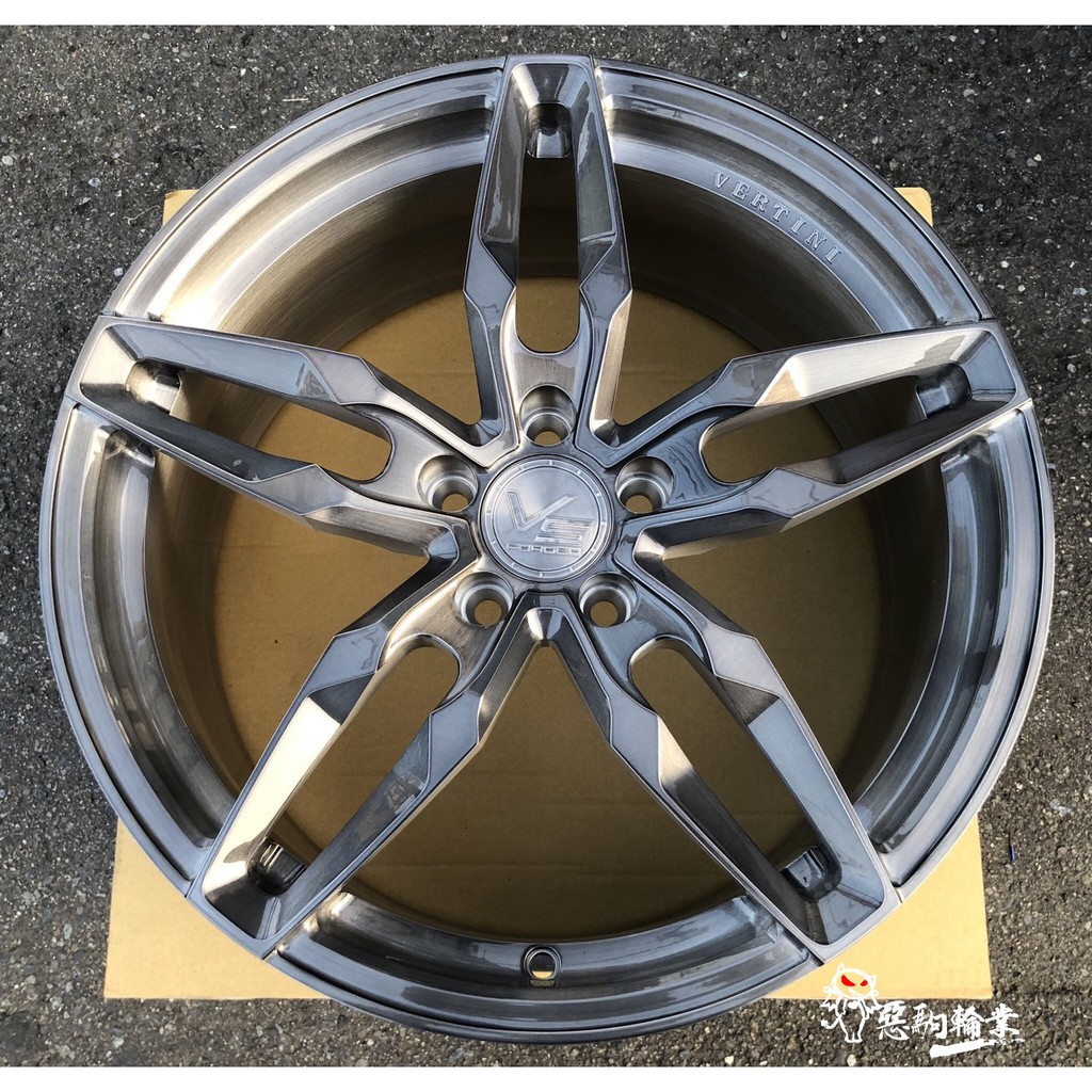 全新鋁圈 18吋 VERTINI VS03 單片鍛造 (全客製化訂做) 亮澤鈦灰全髮絲 各車規格可以訂製 18吋~24吋 | 蝦皮購物