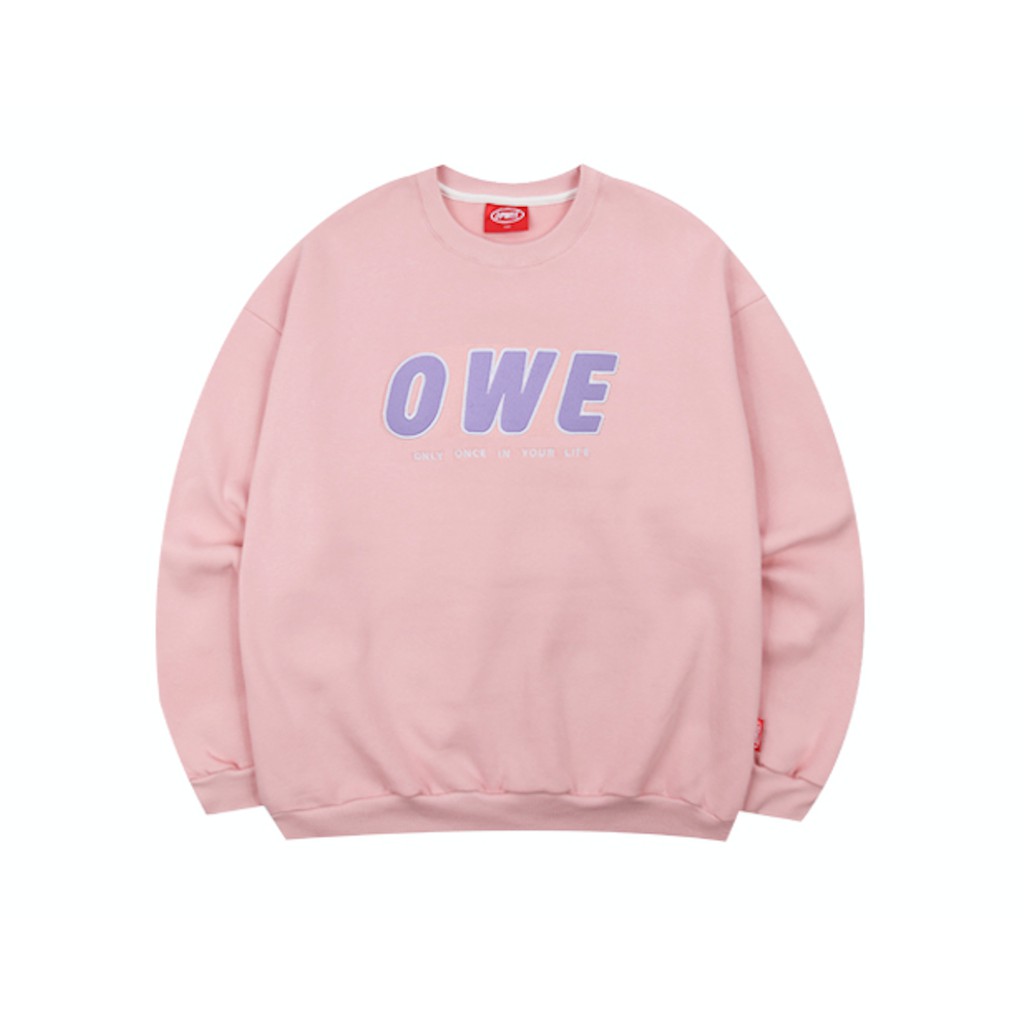 現貨🇰🇷韓國代購 OPWEE OWE LOGO 大學T-4色 | 蝦皮購物