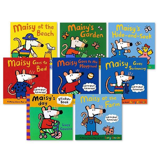 Maisy's World Boxset (8冊合售/附貼紙)/小鼠波波 翻拉遊戲書 +貼紙遊戲書/ 超值歡樂組合(8冊合售/附貼紙 ...