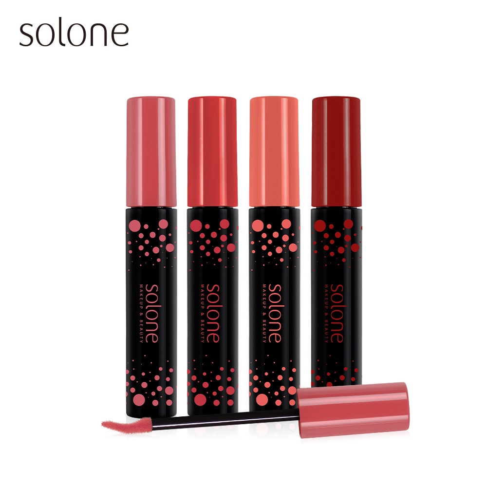 SOLONE 絨化妳心霧面唇彩 3g / 01裸色玫瑰 / 02誘惑緋紅 / 03奶茶橘棕 / 04叛逆紅棕 | 蝦皮購物