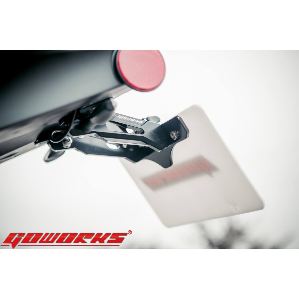 GO-WORKS YAMAHA Force 專用後牌架 翹牌 車牌架 鋁合金 CNC 不鏽鋼 多色可選 歡迎預購 | 蝦皮購物