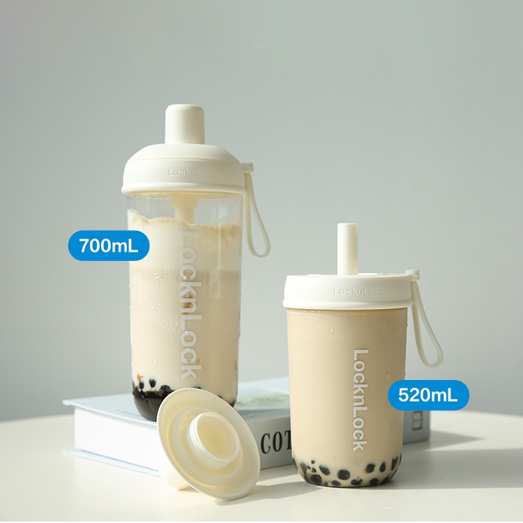 【少量現貨、登記預購】樂扣樂扣奶茶杯（Lock&Lock）360° 搖擺吸管杯｜700mL • 520mL | 蝦皮購物