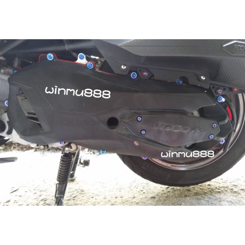 M6正鈦koso傳動蓋螺絲 FORCE SMAX 勁戰二三四五代 雷霆s | 蝦皮購物