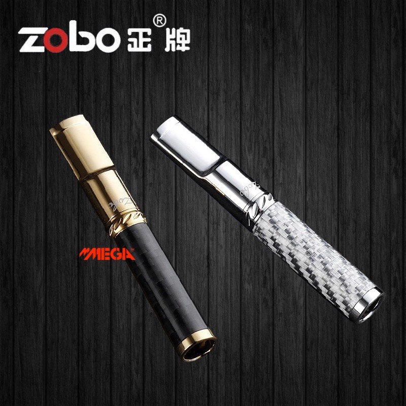 【MEGA】免運 Zobo 濾嘴 香煙濾嘴 煙嘴 香菸濾嘴 金屬濾芯多重過濾 粗中細菸通用 碳纖維紋 清洗型重覆使用 | 蝦皮購物
