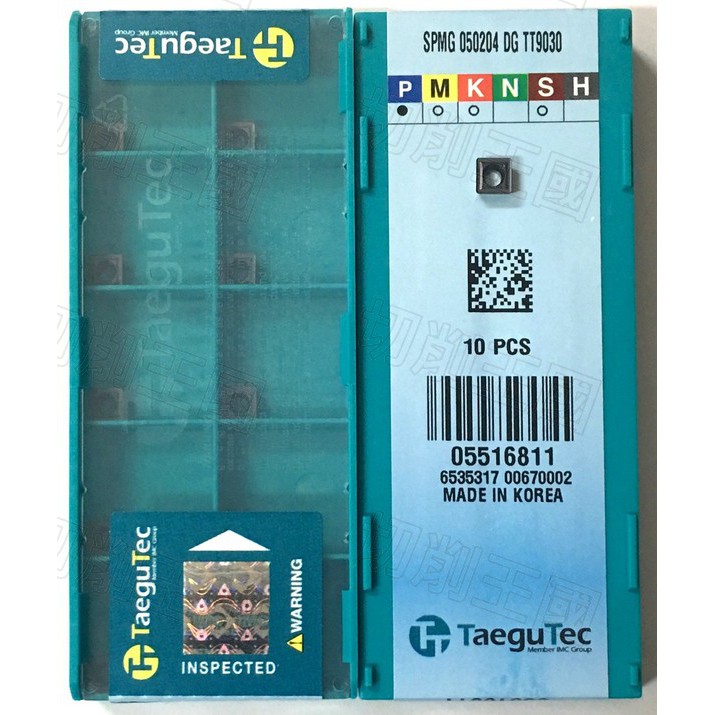 『切削王國』SPMG050204 DG-TT9030四角快鑽 TT特固特TaeguTec | 蝦皮購物