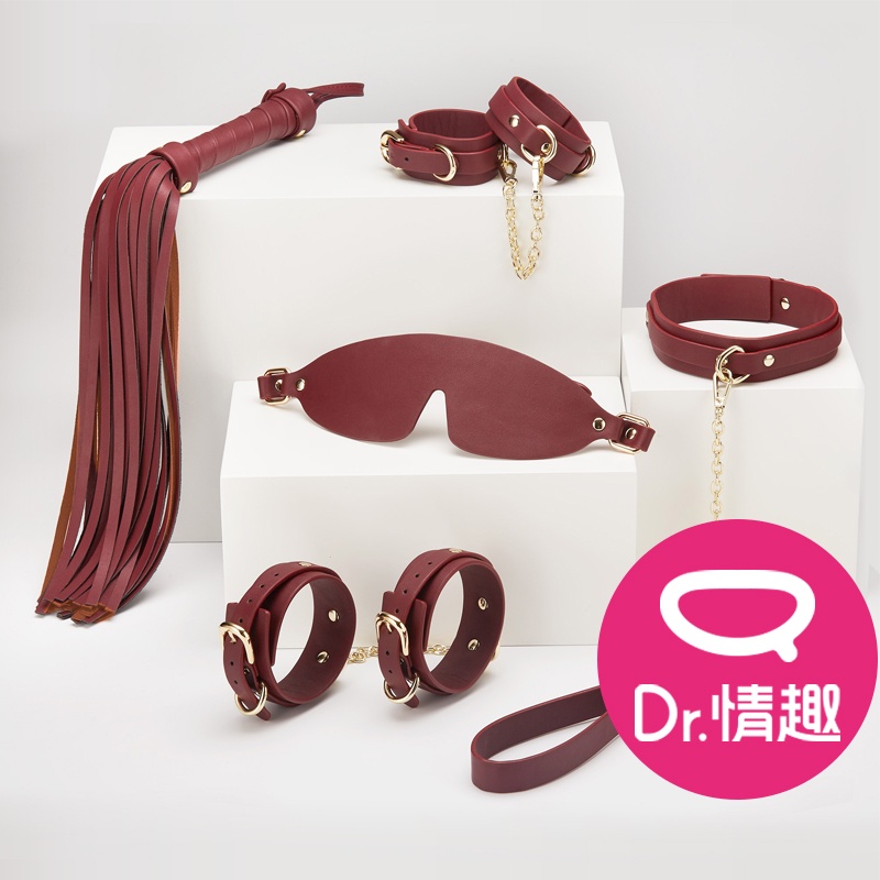 Roomfun 皮革束縛套裝 手腳腳銬 眼罩 項圈 散鞭套組 BDSM調教道具 Dr.情趣 台灣現貨 成人情趣精品 | 蝦皮購物