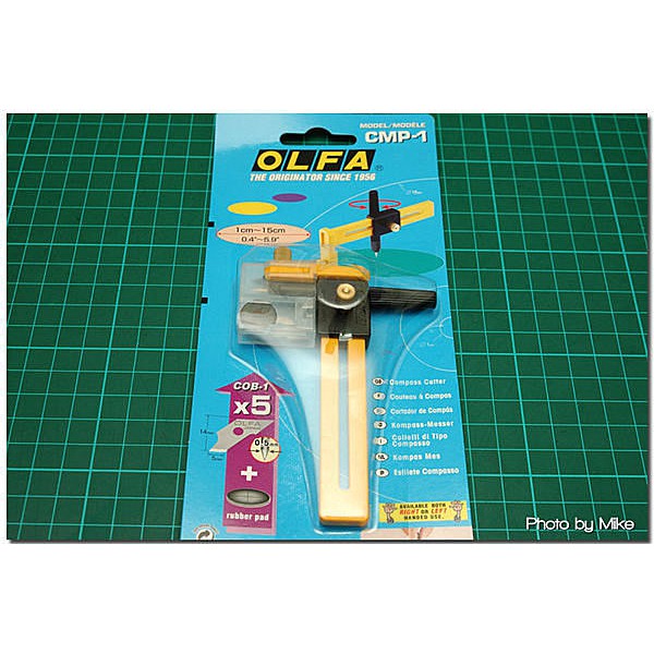 《Hi-Bookstore》OLFA 小型圓規刀 CMP-1型 日本專業割圓刀 適用直徑1~15cm | 蝦皮購物
