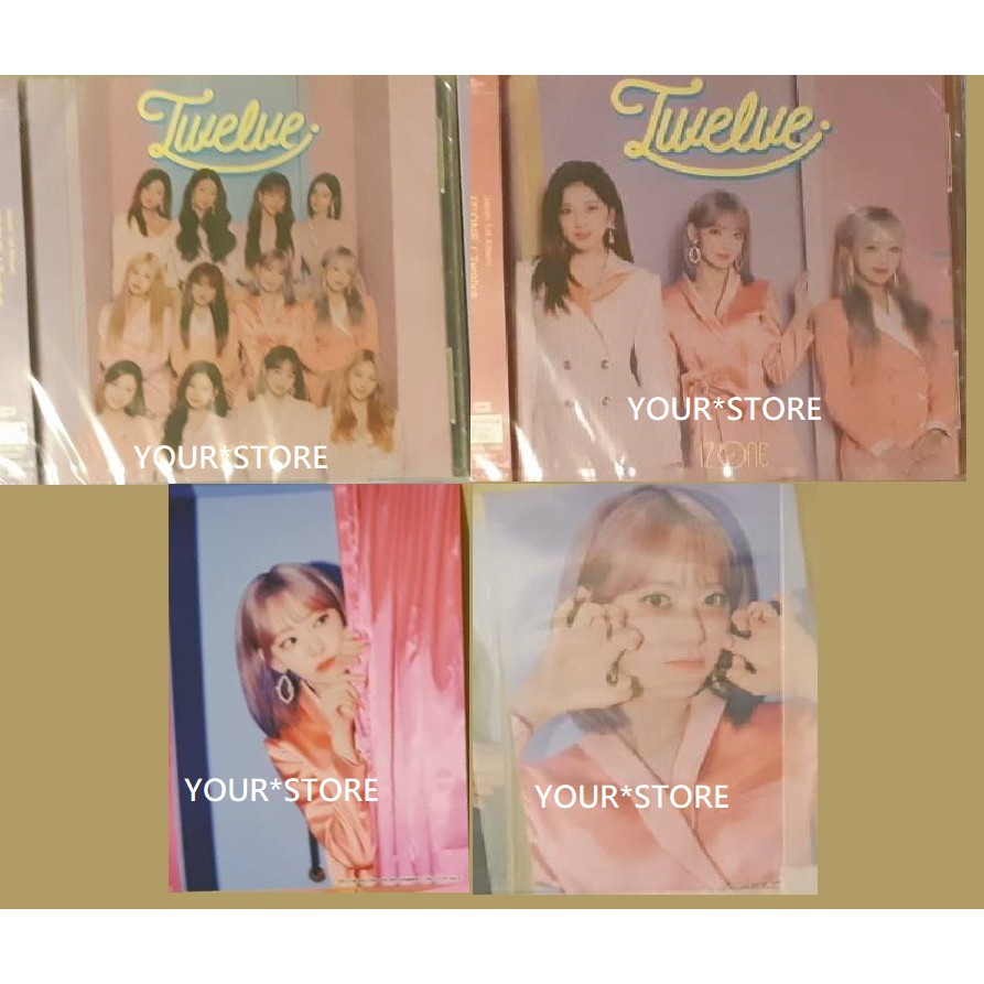 IZ*ONE IZONE 日專一輯 TWELVE WIZ*ONE盤 含生寫真 分隊 櫻花 員瑛 柔理 叡娜 珉周 采源 | 蝦皮購物