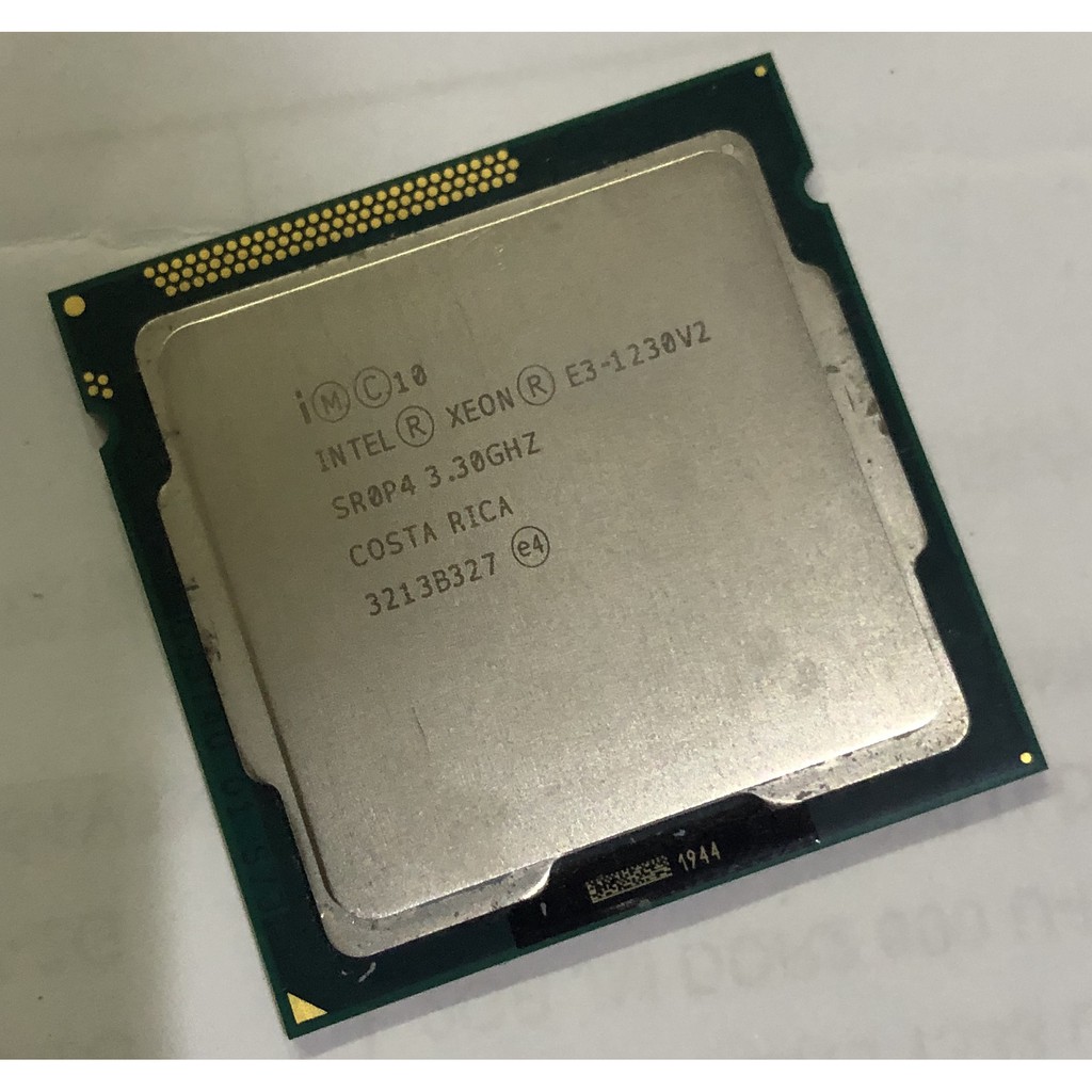 二手良品 INTEL CPU XEON E3-1230 V2 LGA 1155 (i7 3770參考看看) | 蝦皮購物
