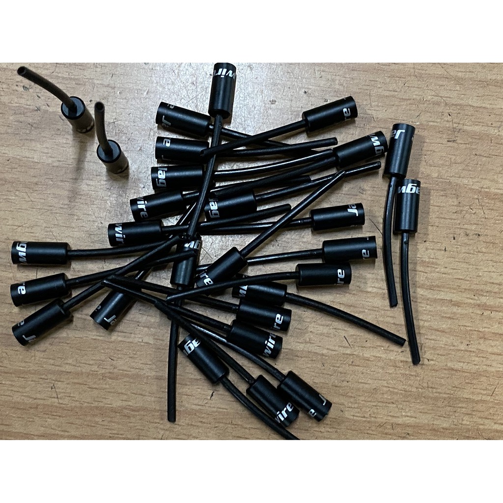 火雞Tth JagWire 鋁合金陽極黑 4mm防塵管 變速外管鋁套 防污 端頭 長尾巴 3.3cm加長軟套 | 蝦皮購物