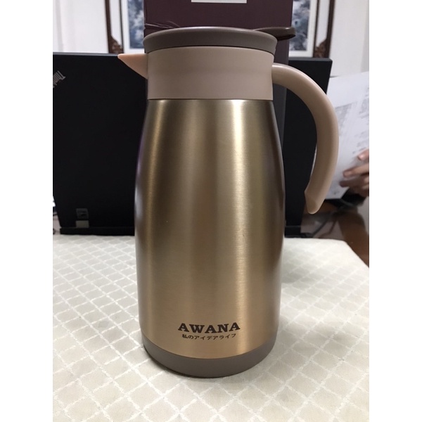 AWANA魔法保溫壺1L金色 | 蝦皮購物