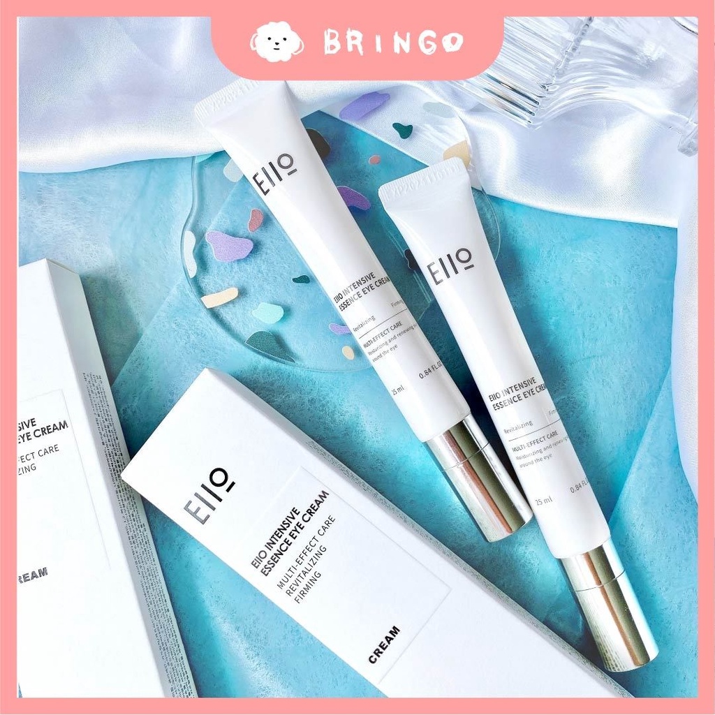【BRINGO】Eiio 盈潤亮采眼霜 自帶按摩頭 冰感金屬按摩頭 按摩眼霜 鎖水 輕薄 彈力 眼周 韓國 ello | 蝦皮購物