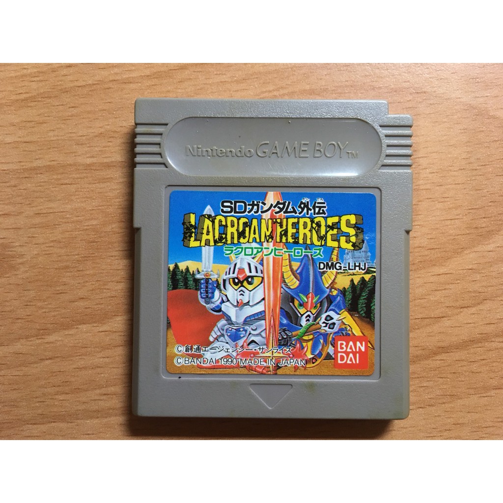 【售300元】日規正版卡 gameboy GB SD鋼彈外傳 鋼彈 SD鋼彈 拉克羅亞的英雄 機器人大戰 機戰 | 蝦皮購物