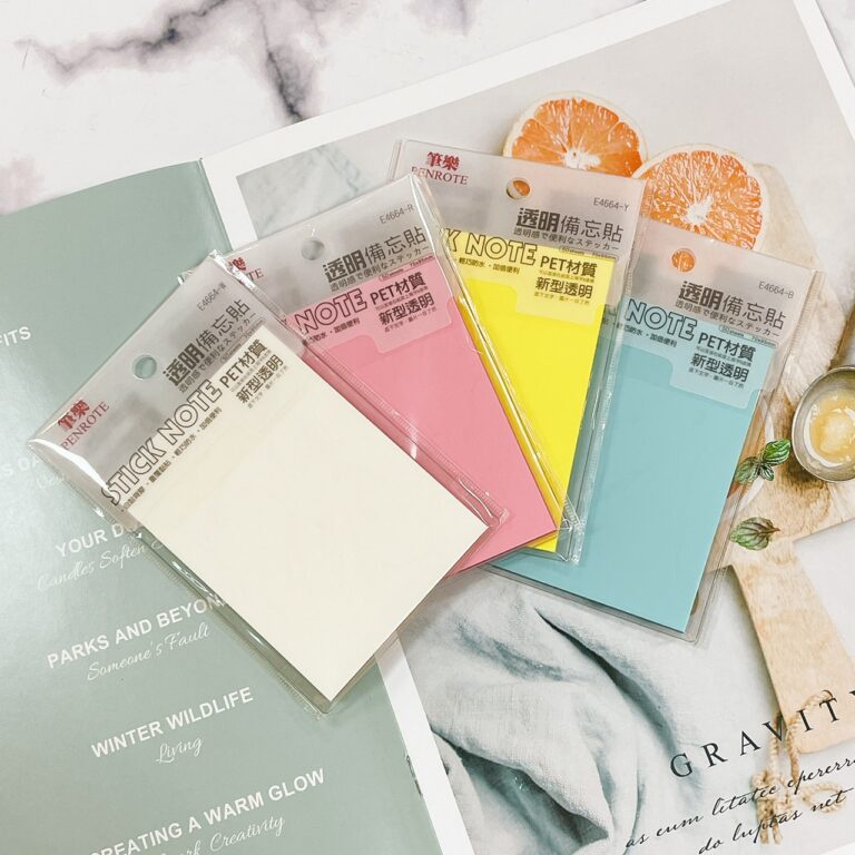 透明備忘貼 E4664 便利貼 PET材質 70x95mm 備忘貼 透明感 PENROTE 筆樂 Alien玩文具 | 蝦皮購物