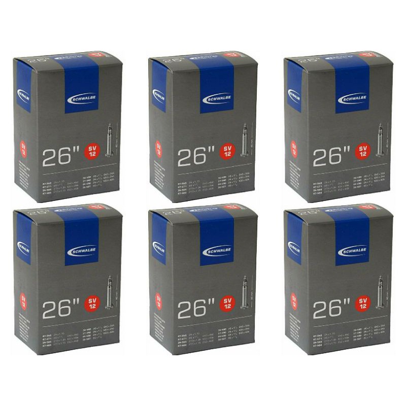 6 Schwalbe SV12 Inner Tube for 26 inch 650B 650C | 蝦皮購物