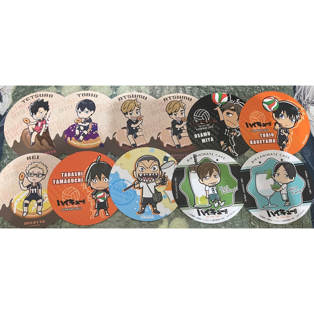 hiasa的賣場｜排球少年 安利美特咖啡 decotto 杯墊 | 蝦皮購物