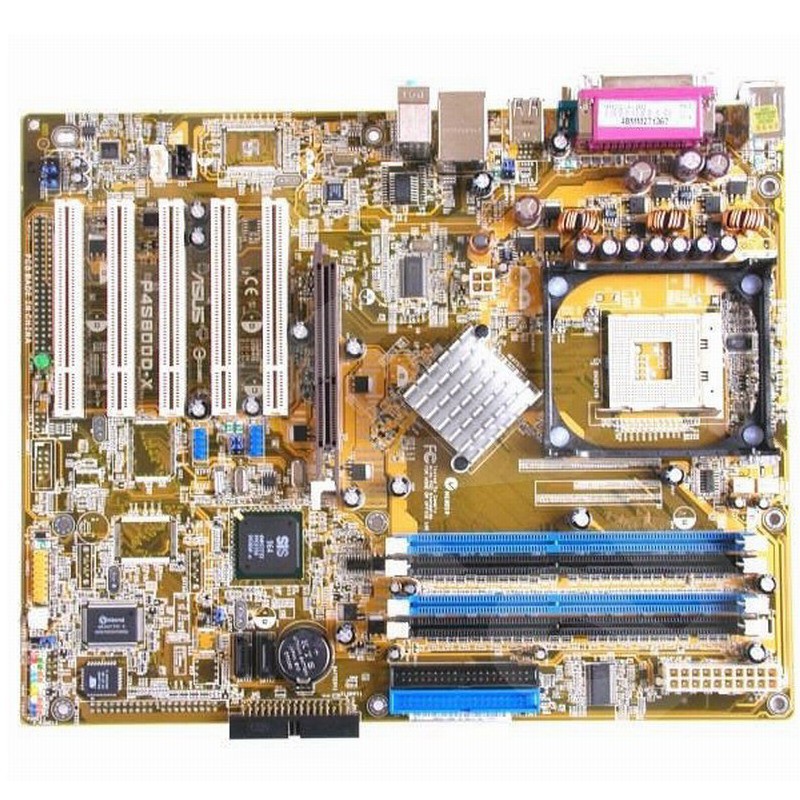 華碩 ASUS P4S800D-X 主機板、Socket 478、AGP 8X、DDR RAM、品相優、測試良品、附擋板 | 蝦皮購物