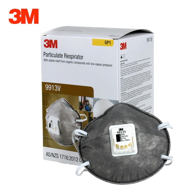 3m 9913v 活性碳口罩附呼吸閥 不悶熱 一盒10個 | 蝦皮購物