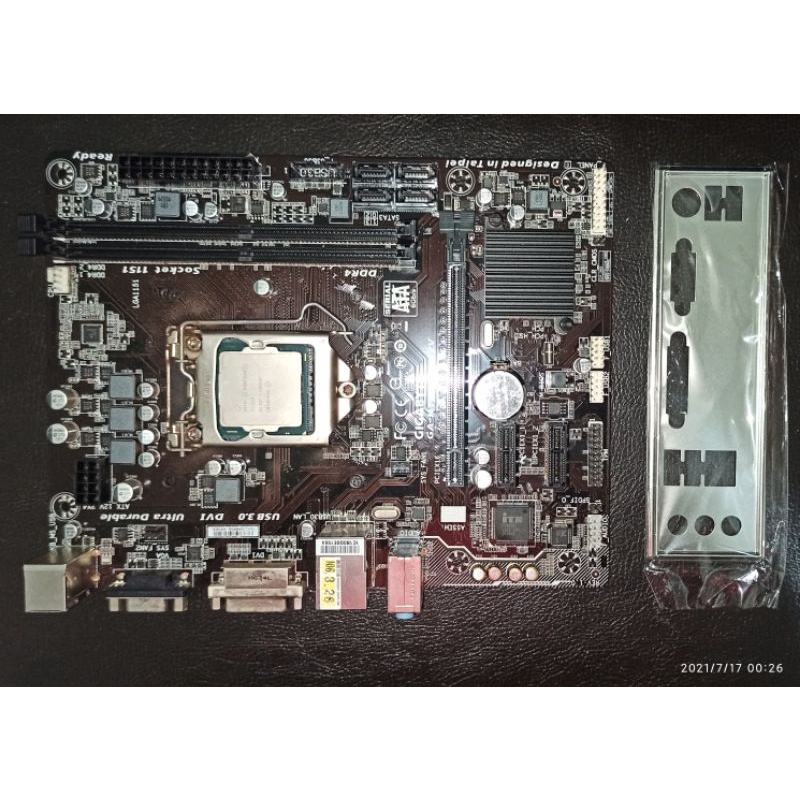 Intel G4560 + GA-H110M-DS2V CPU 主機板 半套 | 蝦皮購物