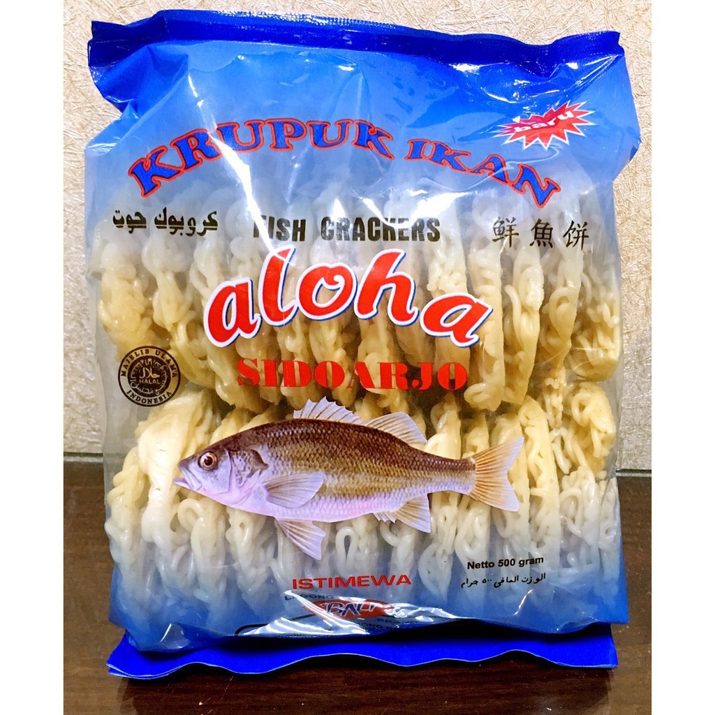 KERUPUK IKAN ALOHA 生魚餅 500g | 蝦皮購物