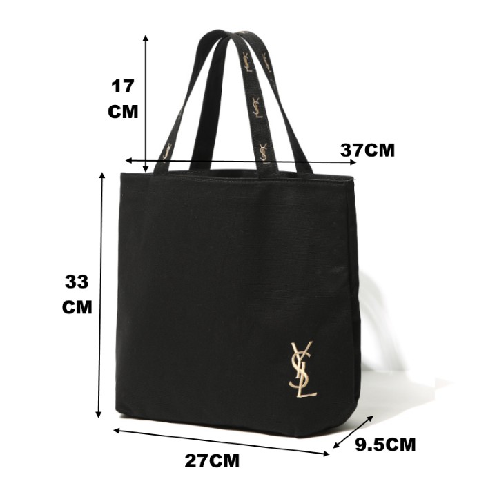 【日雜潮品】【台灣現貨】日雜誌附錄 超特典 YSL 帆布 手提包 便當袋 帆布袋 側背包 手提袋 環保袋 托特包 | 蝦皮購物