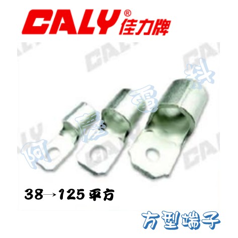 (單顆/整包)CALY佳力 CB-38/60/80/100/125平方 無熔絲開關方型端子/壓接端子 | 蝦皮購物