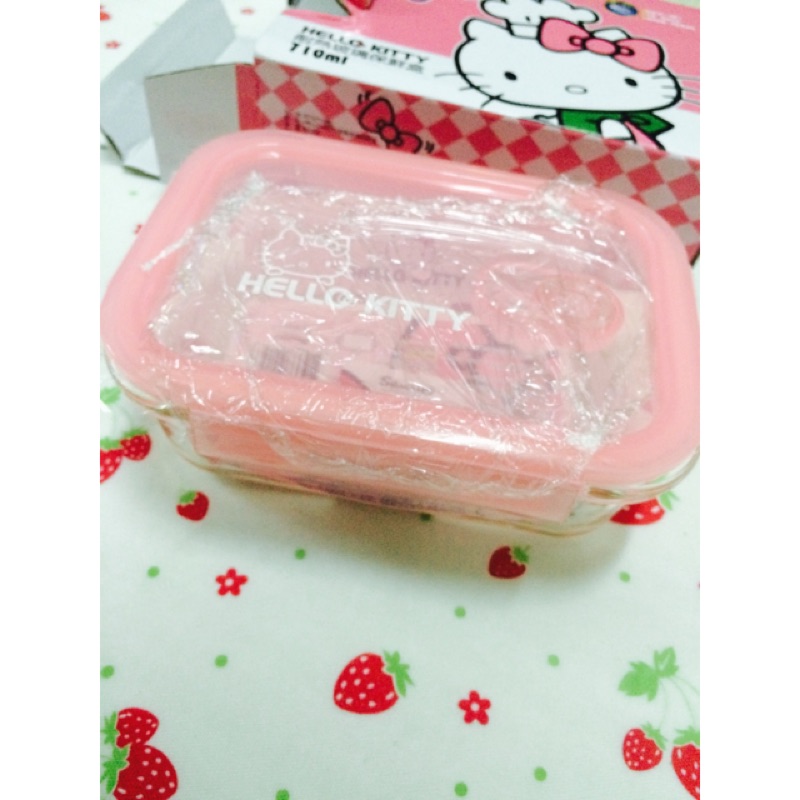 KT保鮮盒/HELLO KITTY耐熱玻璃保鮮盒-長方710ml | 蝦皮購物