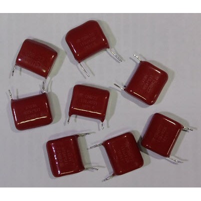 (30個焊拆新品) CBB電容 115J 1.1uF 400V P=15MM 塑膠電容 薄膜電容 高壓電容 麥拉電容 | 蝦皮購物