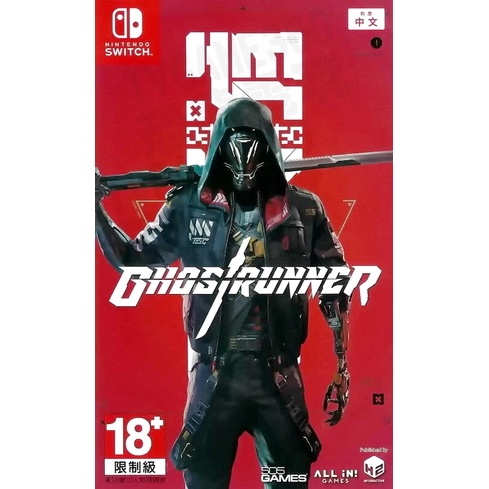 【全新未拆】任天堂 SWITCH NS 幽影行者 GHOSTRUNNER 中文版【台中恐龍電玩】 | 蝦皮購物
