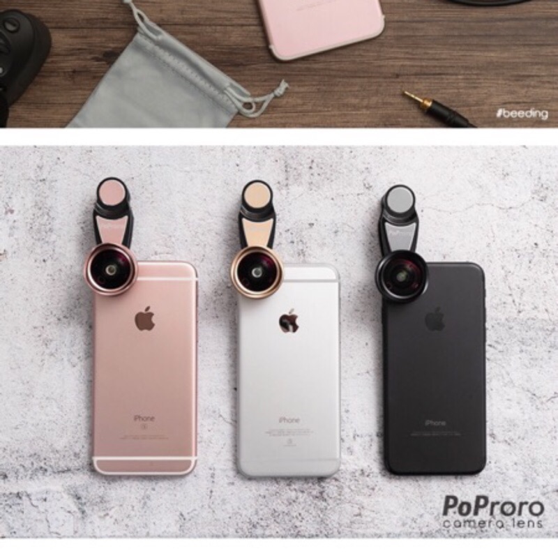 Poproro 4k 單眼 手機 廣角鏡頭 微距鏡頭 | 蝦皮購物