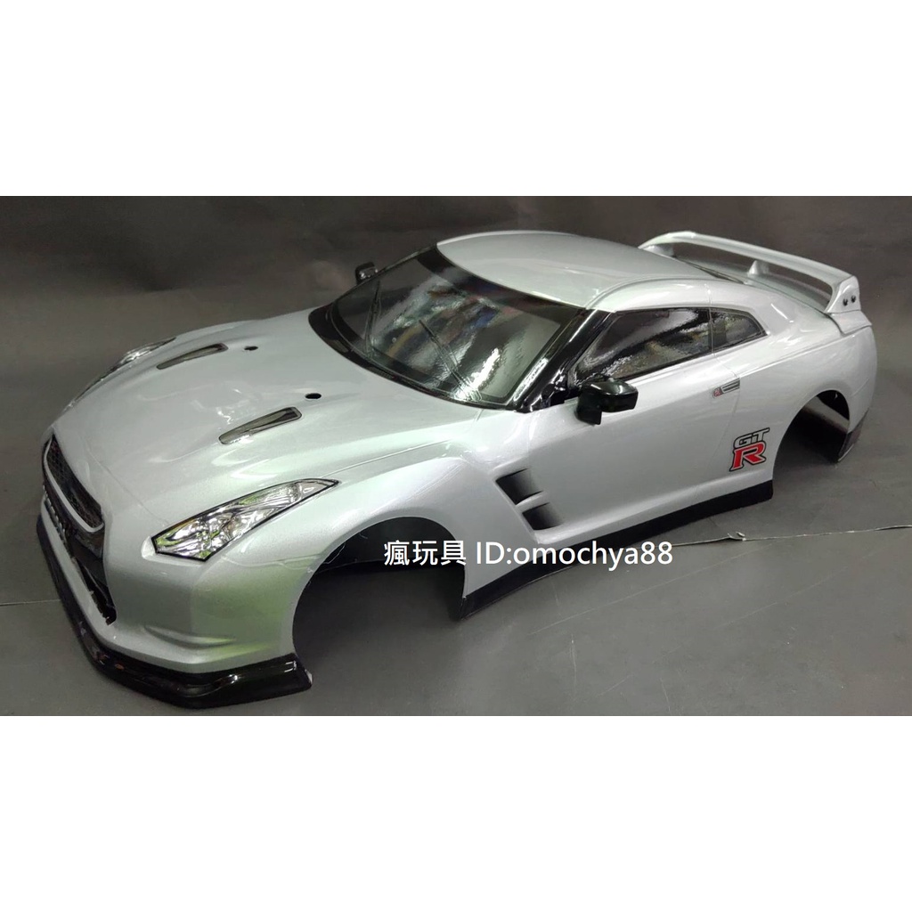 ** 瘋玩具 COLT【M2330P】1/10 彩繪車殼 日產 R35【銀色】【已噴漆+燈杯+後照鏡】【200mm】 | 蝦皮購物