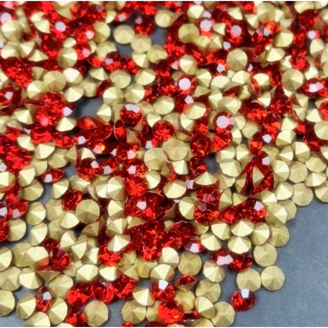 【尖底色鑽小尺寸區】尖底鑽 番石色鑽 入鑽 水鑽 尖鑽 電鍍底 鑽石 神明帽 SS12 SS10 SS8 3mm | 蝦皮購物