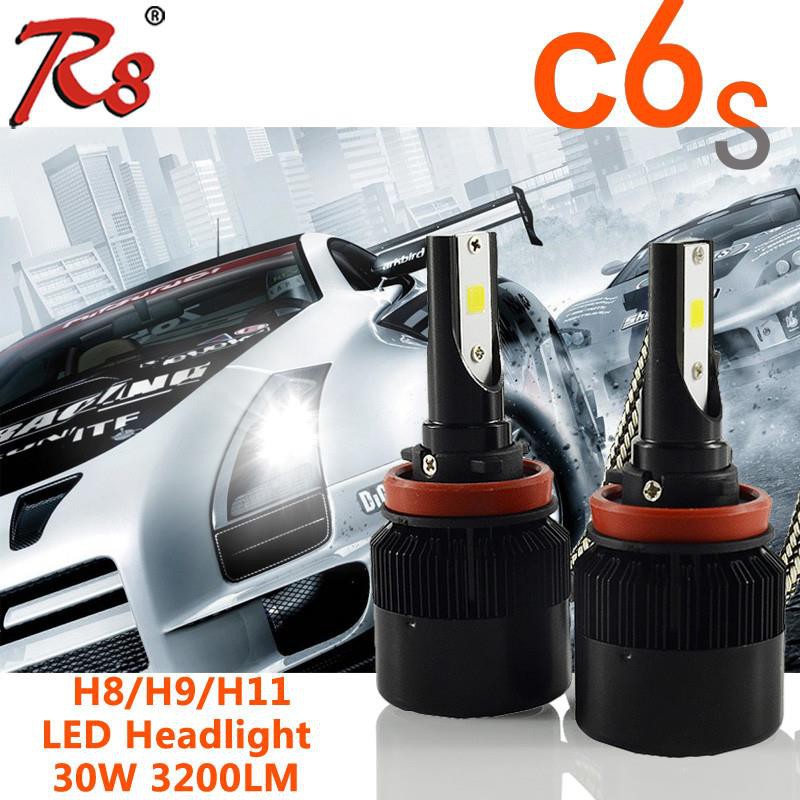 【原廠保固一年 台灣現貨】C6S LED 大燈 汽車 霧燈 H1 H4 H3 H7 H11900590069012機車 | 蝦皮購物