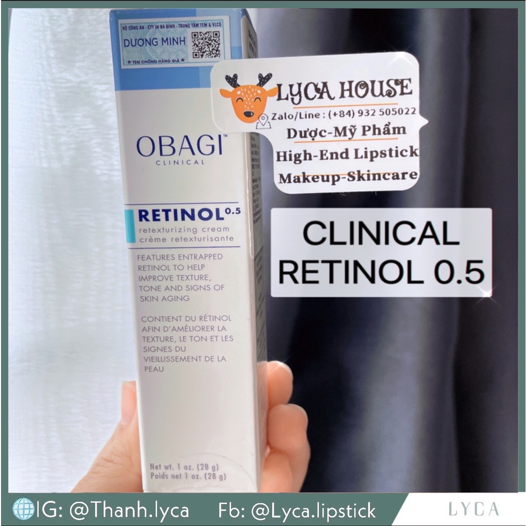 [LYCA]現貨 美國 歐巴吉 Obagi Retinol 0.5 Clinical Cream 重塑A醇晚霜- 28G | 蝦皮購物