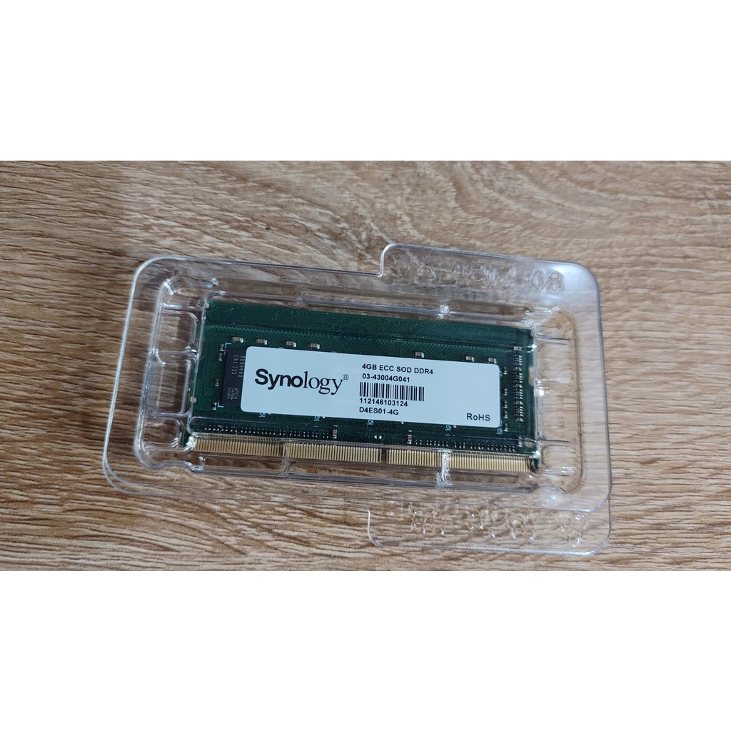 [記憶體][Ram] NAS Synology DDR4 ECC Unbuffered SODIMM D4ES01-4G | 蝦皮購物