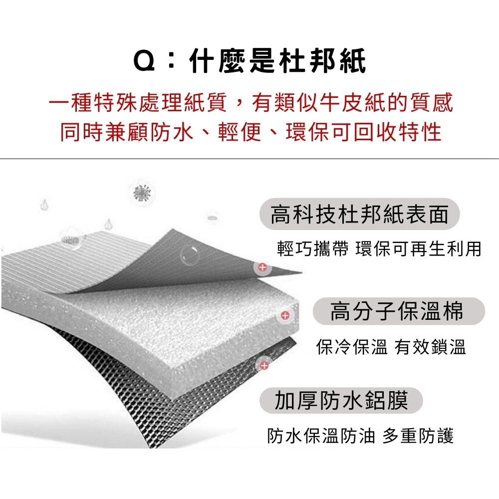 【台灣現貨】杜邦紙袋 杜邦紙包包 杜邦紙 防水餐袋 保溫便當袋 便當袋 保冷袋 保溫袋 保冰袋 便當袋 野餐袋 | 蝦皮購物