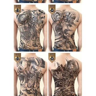 【滿799免運】滿背紋身貼防水持久男女戰神趙子龍踩龍彩色趙雲背部後背大圖花腿jioyh SDWC | 蝦皮購物