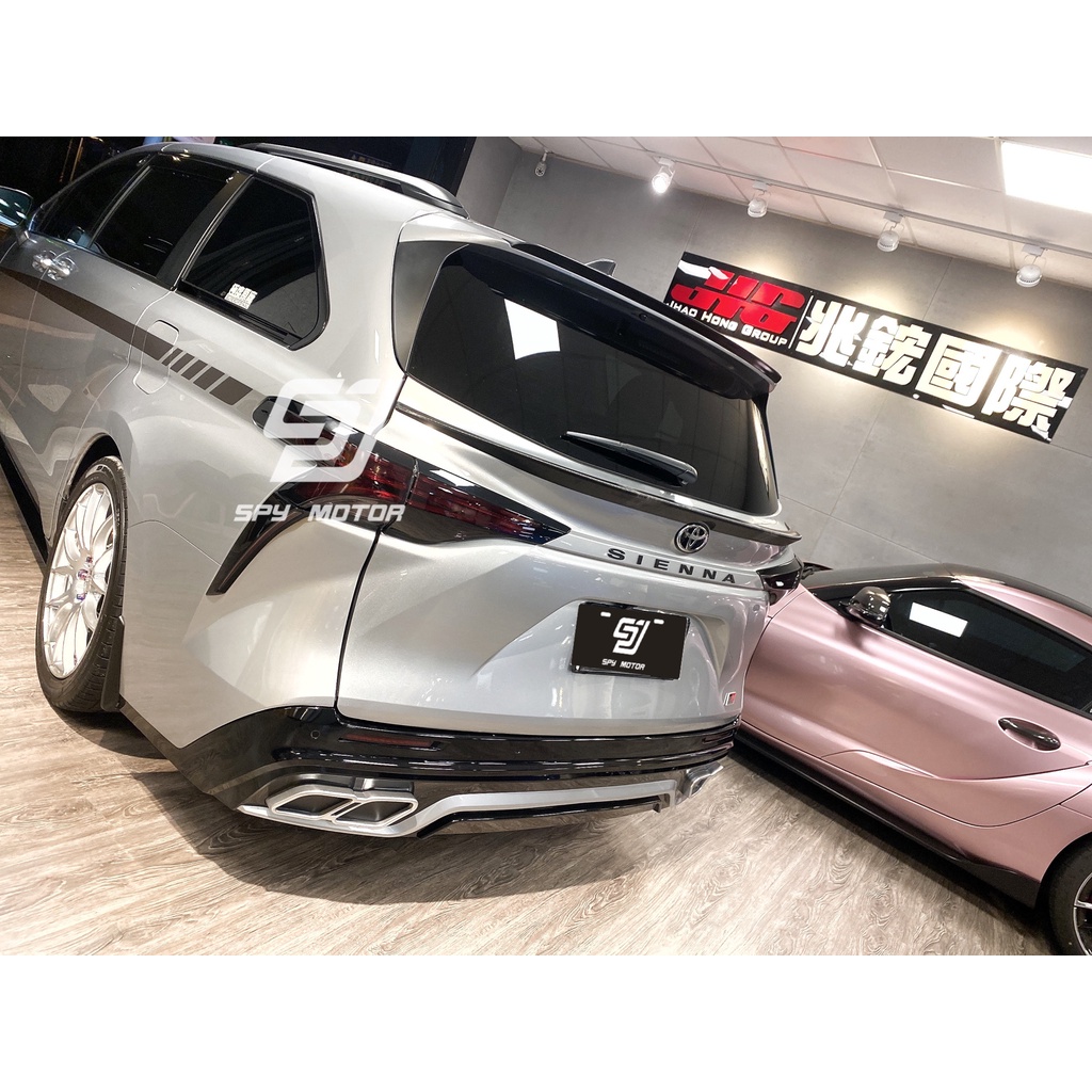 【SPY MOTOR】TOYOTA SIENNA 四代 抽真空高品質碳纖維尾翼 中尾翼 獨家開發 預購 | 蝦皮購物